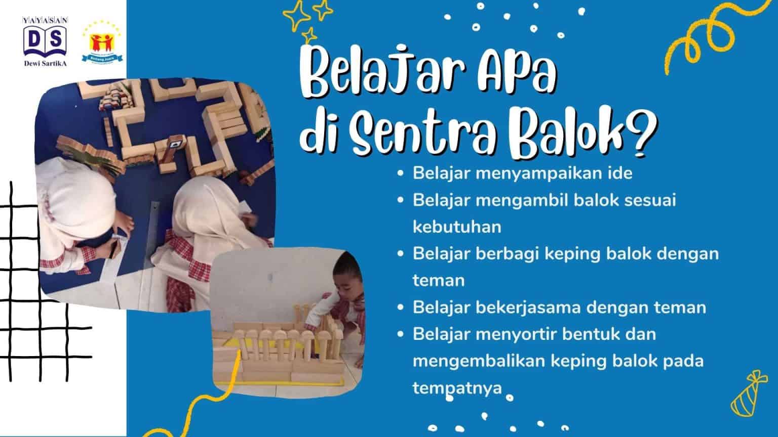 √ Kreatif! Yuk, Intip Permainan Balok Kayu di PAUD Islam Bintang Juara